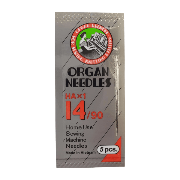 Organ Needles 90/14 Sharps - 5 Needle Pack - Cathey's Sewing & Vacuum